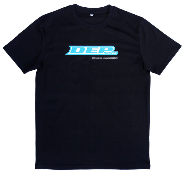 DEP BLACK CLASSIC LOGO T-SHIRT – DEP Pipes