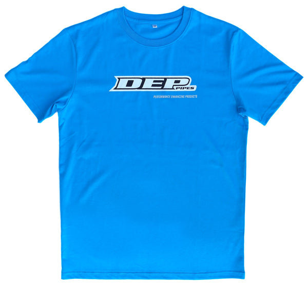 DEP BLUE CLASSIC LOGO T-SHIRT – DEP Pipes